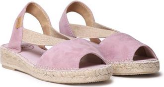 Toni Pons Ella Espadrilles pour femme en tons lisses élaborées en daim., Lavande, 36 EU