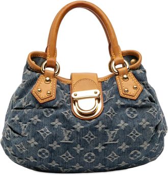 Louis Vuitton Crossbody Bags - Monogram Denim Pleaty - Gr. unisize - in Blau - f&uuml;r Damen