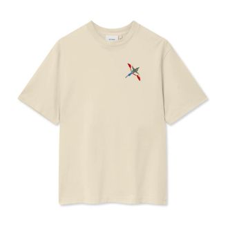 Axel Arigato Micro Bee Bird T-Shirt - - Tops - Herren - Beige - XS