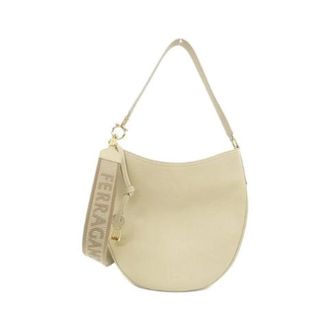 Ferragamo Pre-owned Calf Shoulder Bag - - Pre-owned - Damen - Beige - ONE SIZE
