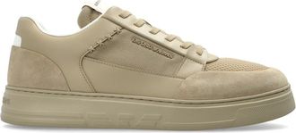 Emporio Armani Homme, Chaussures, Beige, Taille: 43 1/2 EU Baskets Cordura avec D&eacute;tails en Daim