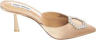 Steve Madden Femme, Chaussures, Beige, Taille: 38 1/2 EU Mules &agrave; talons Luxe City