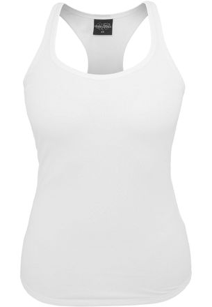 Urban Classics Damen Regular Fit Sport Tank Top Ladies Jersey Tanktop TB697, Einfarbig, Gr. X-Large, Weiß (White 220)
