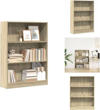 vidaXL Vidaxl - Bibliothèque chêne sonoma 80x24x109 cm bois dingénierie - Bibliothèque - Bibliothèques - Étagère à Livres - Armoire De Rangement