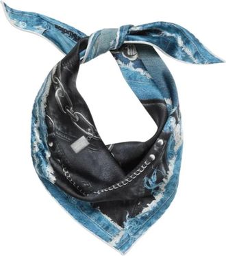 Acne Studios Femme, Accessoires, Multicolore, Taille: ONE Size Foulard en soie imprim&eacute;e
