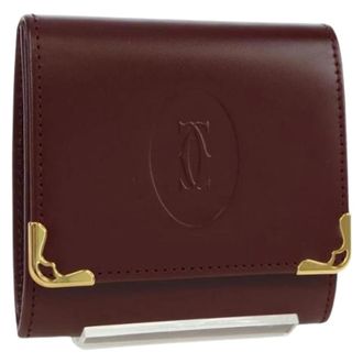 Cartier Porte-monnaie Vintage doccasion - Femme - Pre-owned - Rouge - Taille: ONE Size