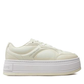 Calvin Klein Jeans Sneakers Calvin Klein Jeans Bold Platf Low Lace Mix In Mtl YW0YW01471 Beige