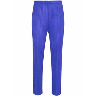 Issey Miyake Monthly Colors : January - - Trousers - Damen - Blau - L