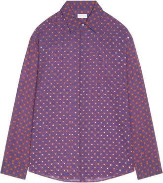 Dries Van Noten Homme, Chemises, Multicolore, Taille: M Chemise Brod&eacute;e &agrave; Manches Longues