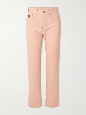 Blaz&eacute; Milano Clapotis Paso Verk&uuml;rzte, Hoch Sitzende Jeans Mit Geradem Bein - Pink