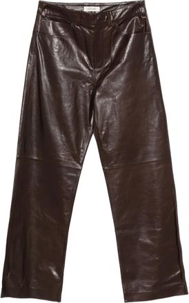 Entire studios pantalon à taille ceinturée - Marron