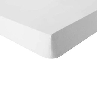 Essix Essix Spannbettlaken, Baumwolle, einfarbig, 90 x 200 cm, einfarbig