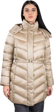CAPE HORN Femme, Vestes, Beige, Taille: 44 FR Herringbone Down Jacket