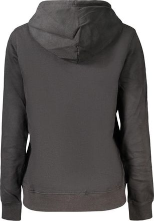 Tommy Hilfiger Logo-Embroidered Cotton Hoodie - Black