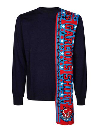 Comme Des Gar&ccedil;ons Pull Col Rond - Bleu