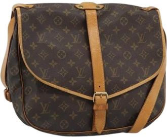 Louis Vuitton Sac bandouli&egrave;re Monogram en toile Pre-owned - Femme - Pre-owned - Brun - Taille: ONE Size