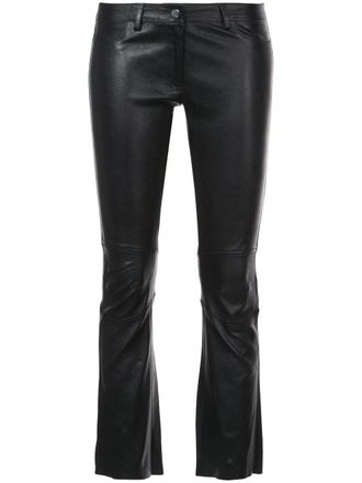 Sylvie Schimmel pantalon crop &eacute;vas&eacute; - Noir