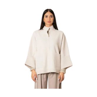 D.exterior Femme, Vestes, Blanc, Taille: 38 FR Cappa Double