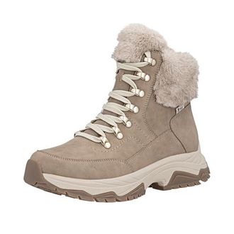 Rieker Femme W3971 Bottes &agrave; Lacets, Beige, 37 EU