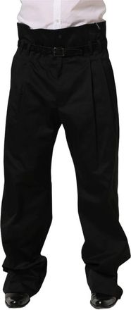 Dolce & Gabbana Homme, Pantalons, Noir, Taille: 2XL Pantalon de costume droit