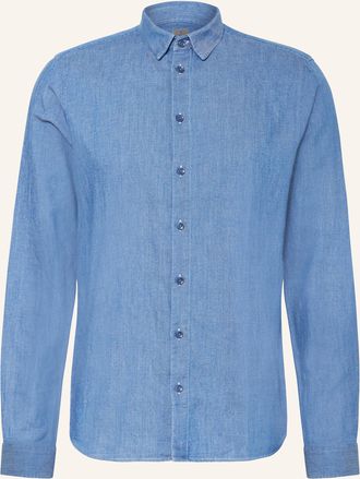 Mos Mosh Mos Mosh Gallery Hemd Mmgmarco Slim Fit In Jeansoptik blau