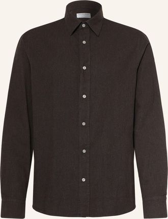 Tiger Of Sweden Flanellhemd Bjorn Relaxed Fit braun