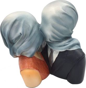 Parastone Skulptur - Die Liebenden - nach einem Motiv von Rene Magritte, 12,5 cm 05