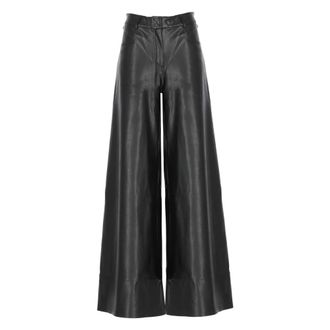 Norma Kamali Elephant Jean - - Trousers - Damen - Schwarzk - M