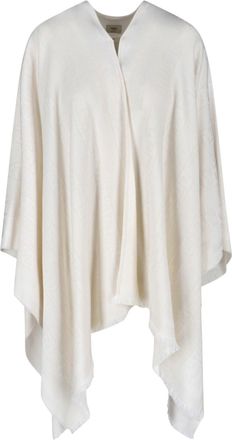 Fendi Virgin Wool And Silk Poncho