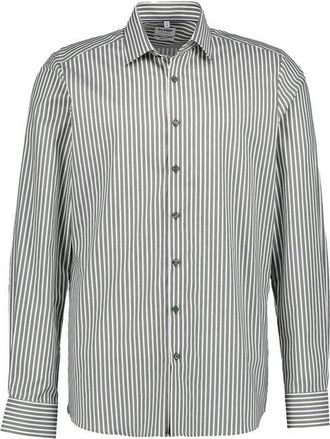 Olymp Herren Hemden grau gestreift