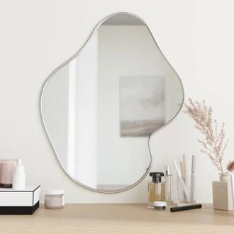 vidaXL Vidaxl - Miroir mural Argent&eacute; 60x50 cm