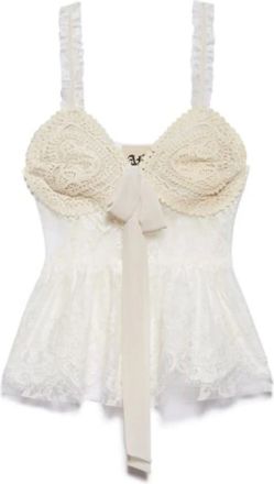 Aniye By Femme, Tops, Blanc, Taille: 38 FR Sleeveless Top