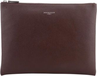 Pourchet Femme, Sacs, Rouge, Taille: ONE Size Corso Large Clutch