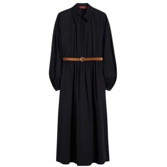 Max Mara Femme, Robes, Noir, Taille: 40 FR Midi Dress