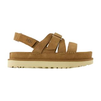 UGG Ugg, Femme, Chaussures, Brun, Taille: 37 EU Sandales Goldenstar Gleam