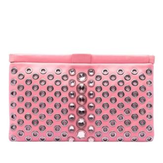 Miu Miu Pre-owned Nappa Leder Clutch - - Pre-owned - Damen - Rosa - ONE SIZE