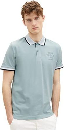 Tom Tailor 1037994 Polo, 28129-Bleu Clair, L Homme