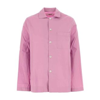 Tekla Femme, Blouses et Chemises, Rose, Taille: 40 FR Chemise de pyjama en popeline
