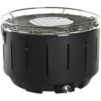 DKD Home Decor Dkd Home Decor - Barbecue Acier Pvc 34,5X34,5X25 4Xaa Noir