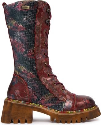 Laura Vita Schn&uuml;rschuhe Laura Vita Oyao 2 Dunkelrot