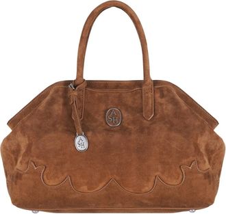 Ash Ash, Femme, Sacs, Brun, Taille: ONE Size Cachemire Handbag