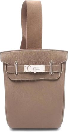 Hermès sac porté épaule Kelly Akkad PM - Tons neutres