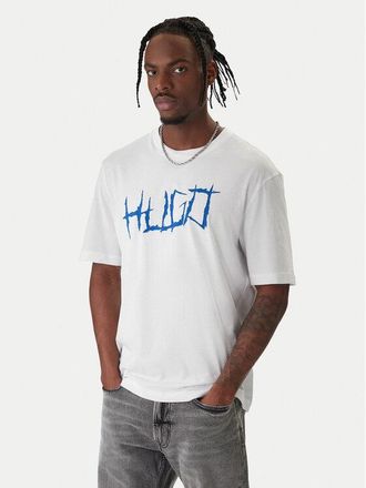HUGO BOSS T-Shirt Namerix 50554350 Wei&szlig; Regular Fit
