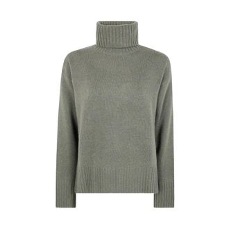 Polo Ralph Lauren Klassischer Langarm-Pullover - - Knitwear - Damen - Gr&uuml;n - XL