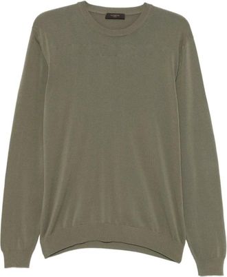 Zanone Homme, Pulls, Vert, Taille: L Pulls &agrave; col rond