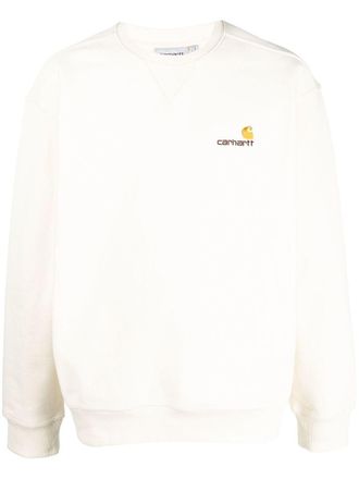 Carhartt Work in Progress sweat en coton à logo brodé - Tons neutres