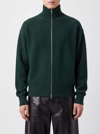 Extreme Cashmere Cardigan zipp&eacute; &agrave; col roul&eacute; en cachemire &agrave; &eacute;paules tombantes