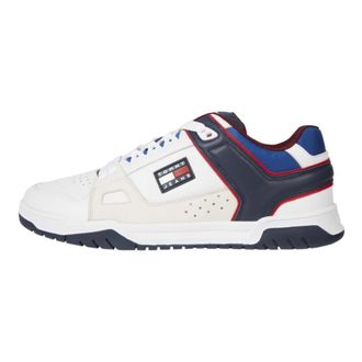 Tommy Jeans Retro Casual Sport Sneakers Wei&szlig; - - Shoes - Herren - Wei&szlig; - 43 EU