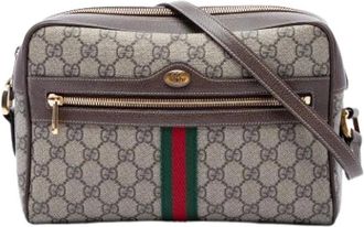 Gucci Pre-owned Sac bandouli&egrave;re Ophidia - Femme - Pre-owned - Beige - Taille: ONE Size