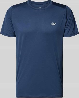 New Balance Funktionsshirt mit Rundhalsausschnitt und Logo